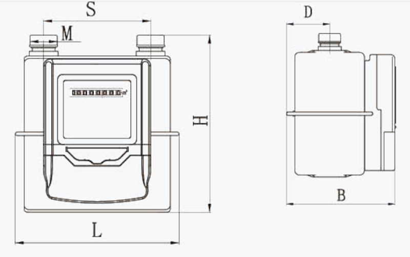 YT-W-G6,G10,G16,G25 Industrial&Commercial Diaphragm Gas Meters - YIKATO ...
